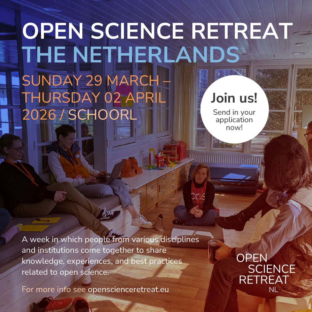 Aanmelding geopend voor de Open Science Retreat 2026